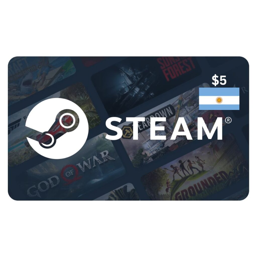 Steam Gift Card 5 USD Argentina Region - Best Price in Egypt | EOGStore ...