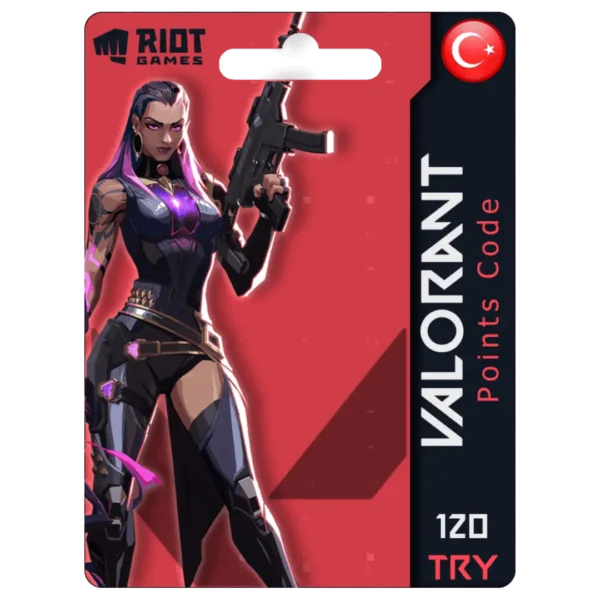 Valorant Gift Card 120 TRY Turkey | VP Redeem Code -Eogstore